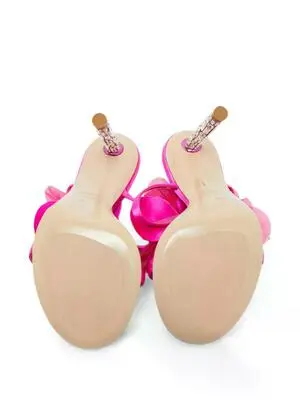 LE SILLA Rose Appliqué Sandals