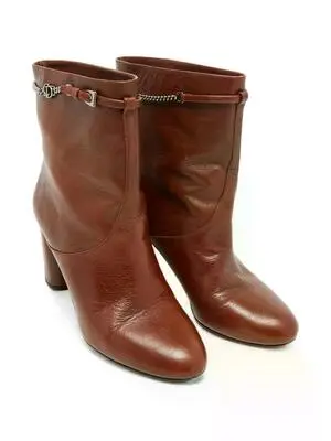 Dior Chic Chain-link Ankle Boots
