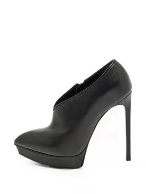 Saint Laurent Leather Boots - Black
