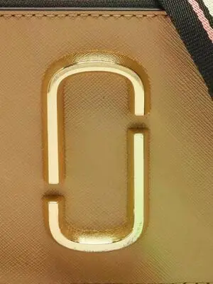 Marc Jacobs Snapshot Leather Crossbody Bag - Neutrals