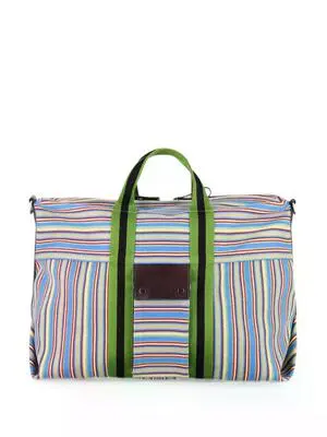 Dries Van Noten Large Canvas Tote Bag - Blue