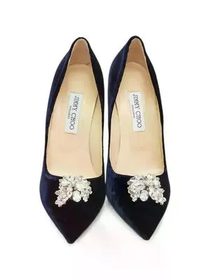JIMMY CHOO Crystal-embellished Pumps