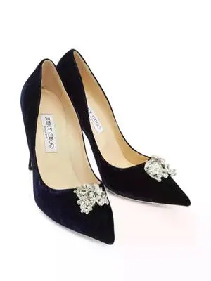 JIMMY CHOO Crystal-embellished Pumps