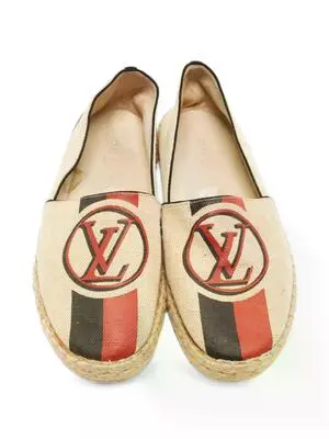 LOUIS VUITTON Logo-print Espadrilles