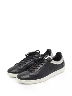 LOUIS VUITTON Monogram Pattern Leather Sneakers