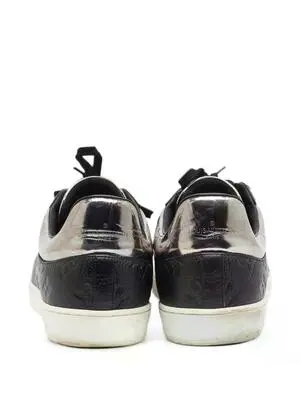 LOUIS VUITTON Monogram Pattern Leather Sneakers