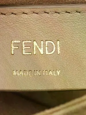Fendi 2019 Small Kan I Scalloped Cross Body Bag