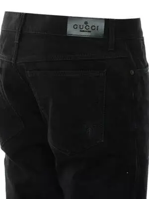 Gucci Logo-patch Jeans
