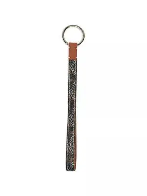 Goyard Goyardine Canvas Key Ring - Brown