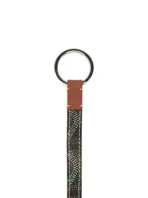 Goyard Goyardine Canvas Key Ring - Brown