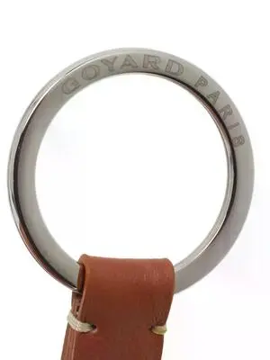 Goyard Goyardine Canvas Key Ring - Brown