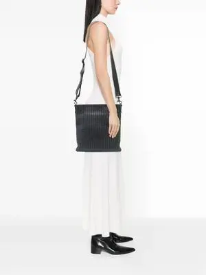Bottega Veneta 2012-2026 Nappa Intrecciato Vn Crossbody Bag - Grey