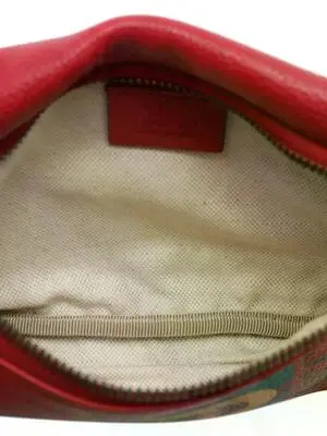Gucci Grained Calfskin Web Logo Belt Bag