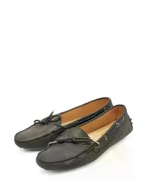 TOD'S Gommino Nubuck Loafers - Blue