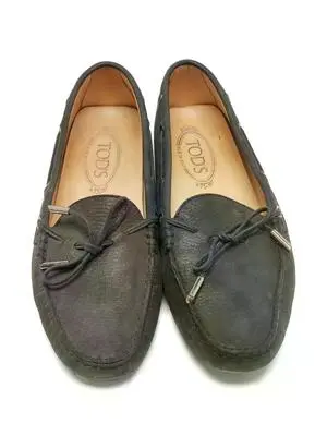 TOD'S Gommino Nubuck Loafers - Blue