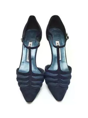 Manolo Blahnik Jane Heeled Pumps