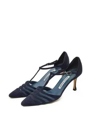 Manolo Blahnik Jane Heeled Pumps