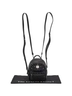 Mcm Mini Stark Bebe Boo Studded Backpack