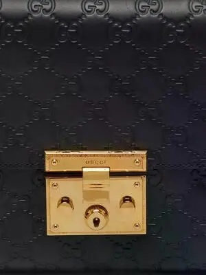Gucci Padlock Gg Guccissima Leather Shoulder Bag