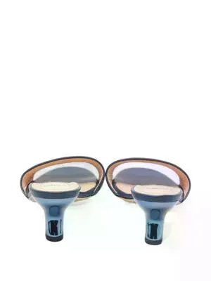 Fendi Roma-logo Embossed Sandals