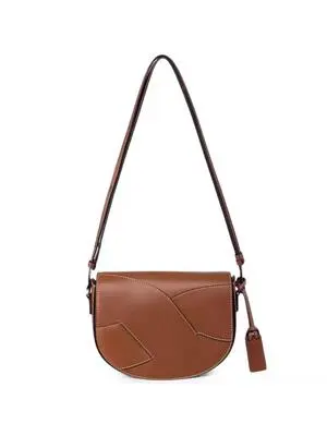 JOY GRYSON Maree Panelled Leather Shoulder Bag