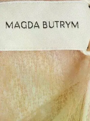 Magda Butrym 2025 Floral-appliqué Strapless Mini Dress