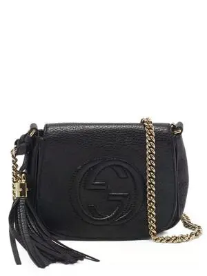 Gucci Soho Chain Crossbody Bag - Black