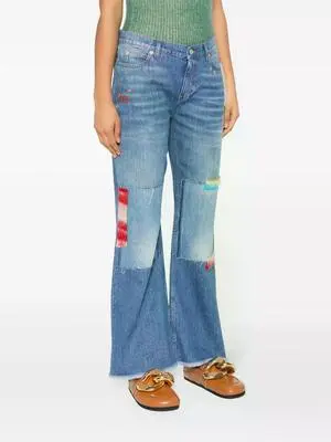Marni Mohair Detail Straight-leg Jeans