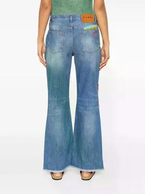 Marni Mohair Detail Straight-leg Jeans