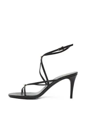 Valentino Garavani Rockstud Ankle Strap Sandals - Black
