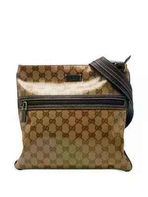 Gucci Gg Crystal Crossbody Bag - Neutrals