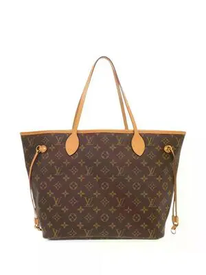 LOUIS VUITTON 2015 Monogram Neverfull Mm Tote Bag - Brown