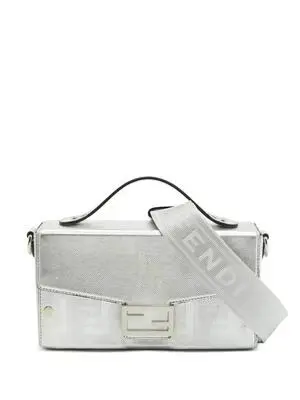 Fendi Silver Tone Bags For Men