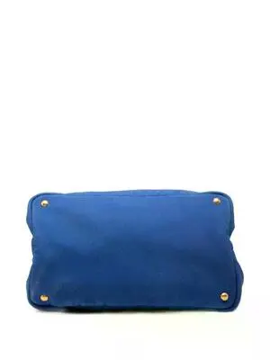 Prada 2000-2013 Canvas Canapa Logo Tote Satchel