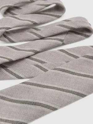 REISS Cucire Wool Striped Neck Tie