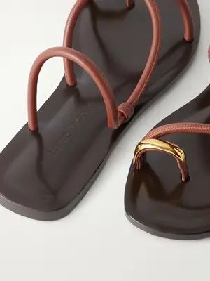 EMME PARSONS Laurie Leather Sandals - Black