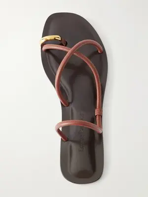 EMME PARSONS Laurie Leather Sandals - Black