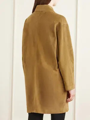 THE ROW Damir Suede Coat