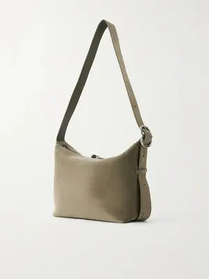 Loewe Loop Medium Suede Shoulder Bag
