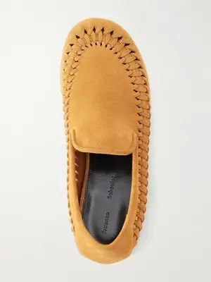 Proenza Schouler Whip Suede Loafers - Brown