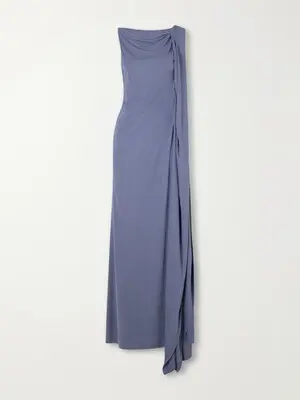 KALLMEYER Roma Matte-jersey Gown - Blue