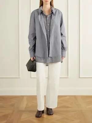 MAISON MARGIELA Layered Cotton-jersey Shirt