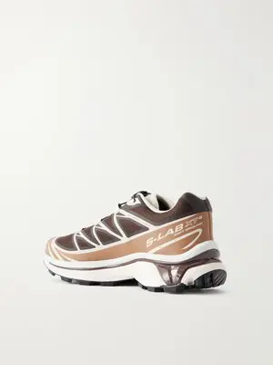 SALOMON Xt-6 Rubber-trimmed Mesh Sneakers