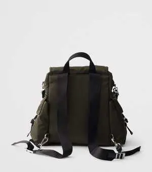 Prada Re-nylon And Leather Explore Backpack
