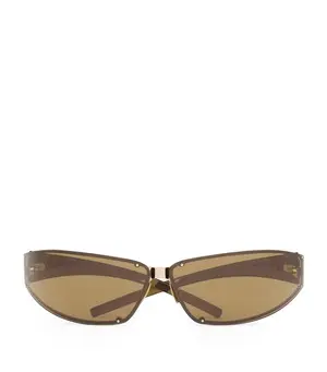 Saint Laurent Sl 963 Wraparound Sunglasses