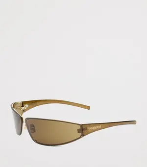 Saint Laurent Sl 963 Wraparound Sunglasses