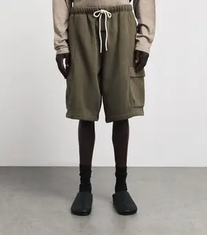 Fear Of God Cargo Basketball Shorts - Green