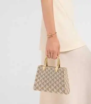 BVLGARI Crystal Serpentine Duo Tote Bag