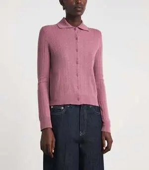 Vince Wool Pointelle Cardigan