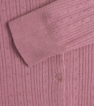 Vince Wool Pointelle Cardigan